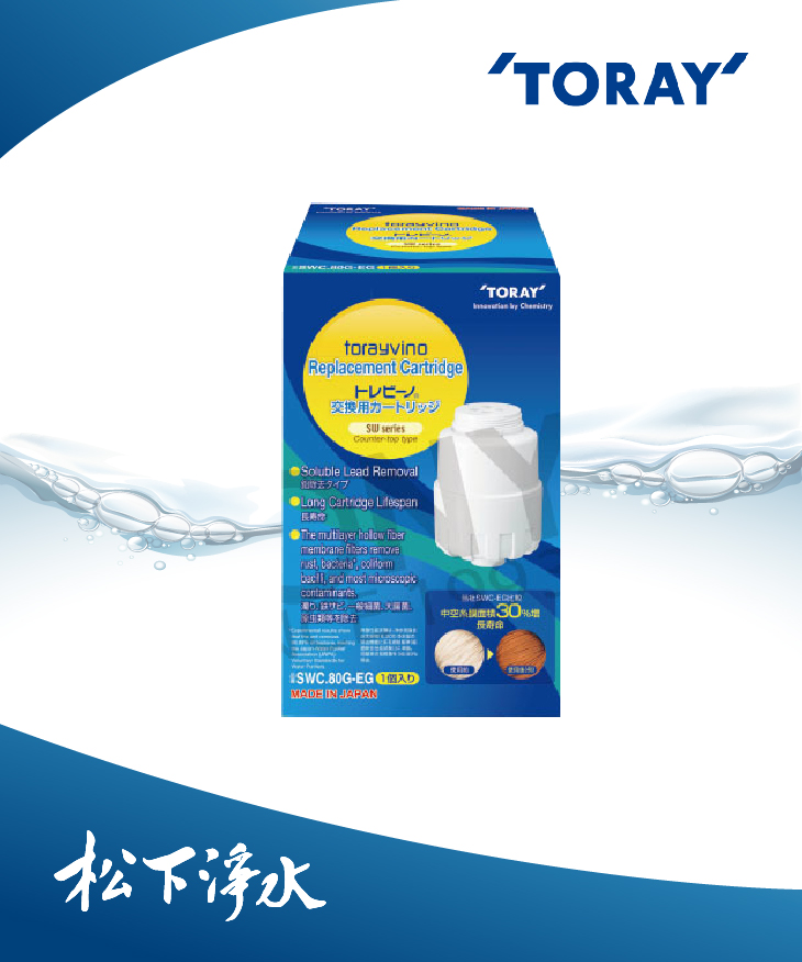 TORAY東麗 MK系列適用濾心 MKC.NT2J《2入組》《適用型號:MK309SMX、MK307SMX-TRY、MK206SMX、MK205X、MK205MX、MK204MX、MK307X ...